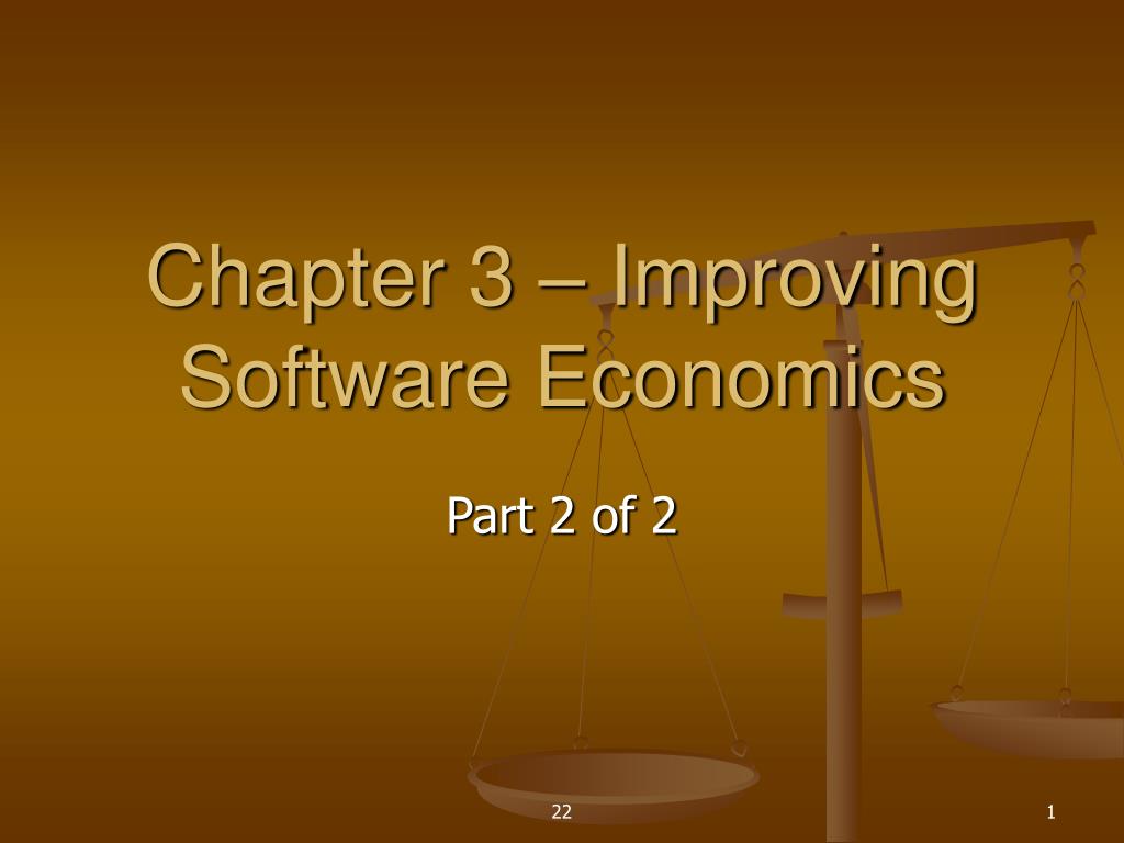 PPT - Chapter 3 – Improving Software Economics PowerPoint Presentation ...