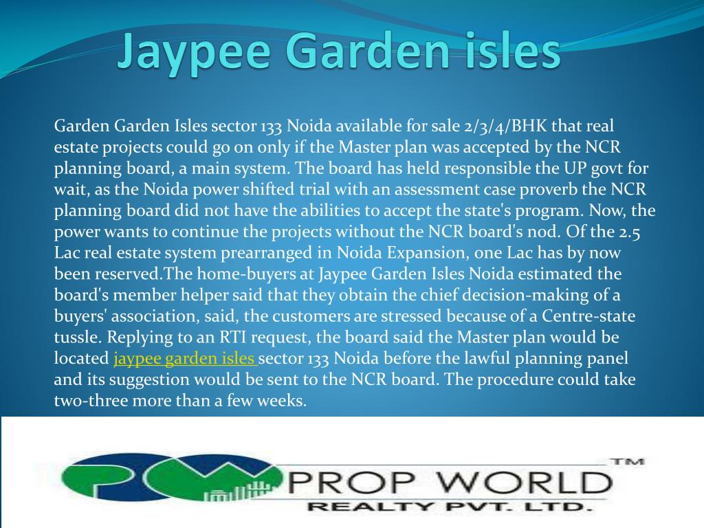 PPT - Jaypee Garden Isles PowerPoint Presentation, free download - ID:785121