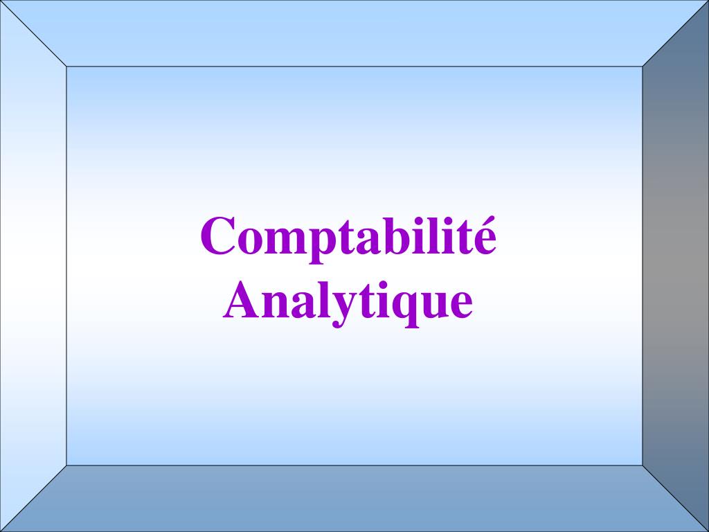 PPT - Comptabilité Analytique PowerPoint Presentation, free download - ID:785144