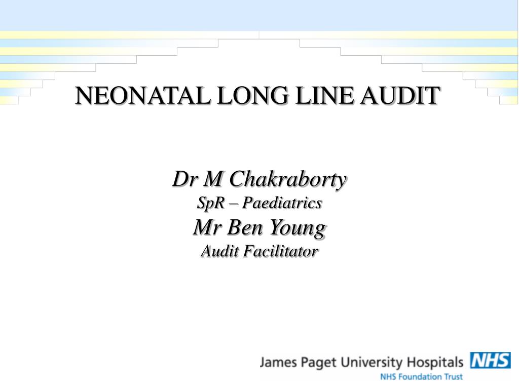 PPT - NEONATAL LONG LINE AUDIT PowerPoint Presentation, free download ...
