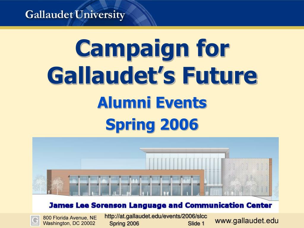 PPT - Campaign for Gallaudet’s Future PowerPoint Presentation, free ...