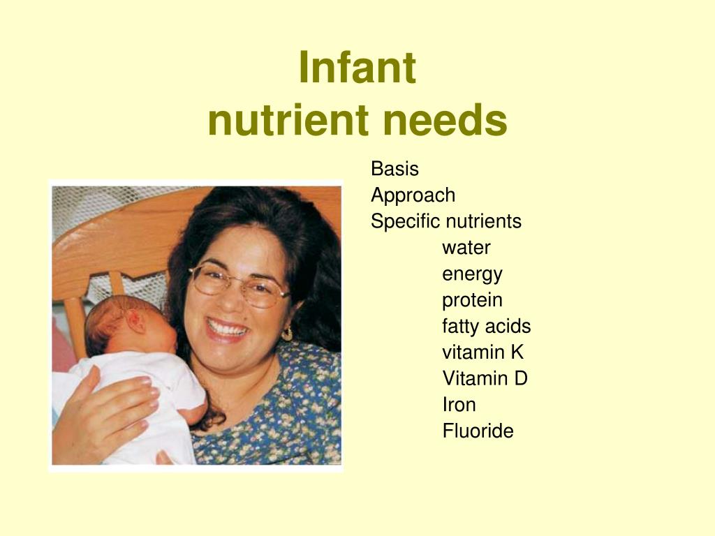 PPT - Infant nutrient needs PowerPoint Presentation, free download - ID ...