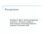 PPT - NORMAL PUERPERIUM PowerPoint Presentation, free download - ID:9406975