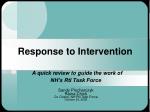 PPT - Response to Intervention III SW Behavioral Assessment PowerPoint ...