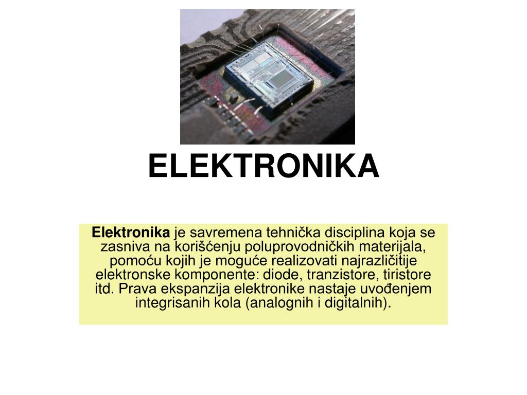 PPT - ELEKTRONIKA PowerPoint Presentation, free download - ID:792956
