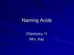 PPT - Naming Acids PowerPoint Presentation, free download - ID:7074704
