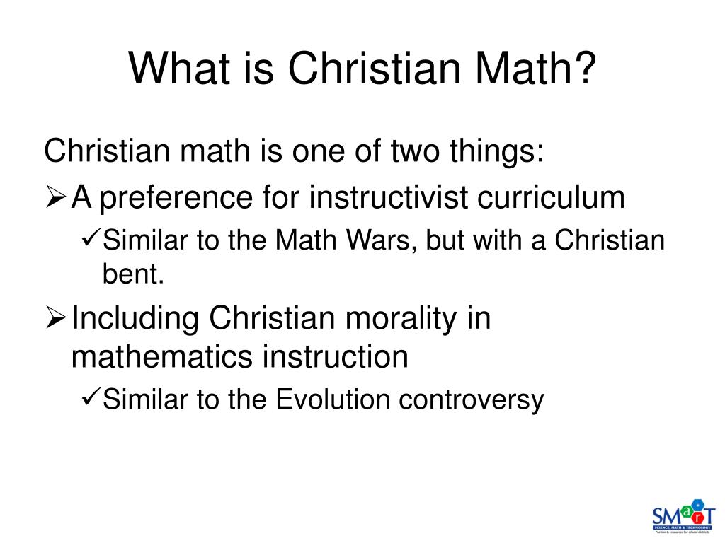 PPT - What is Christian Math? PowerPoint Presentation, free download ...