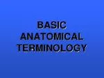 PPT - Anatomical Terminology PowerPoint Presentation, free download ...