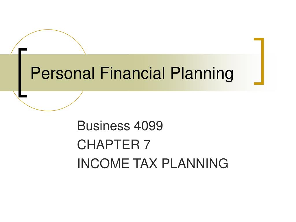 PPT - Personal Financial Planning PowerPoint Presentation, free ...