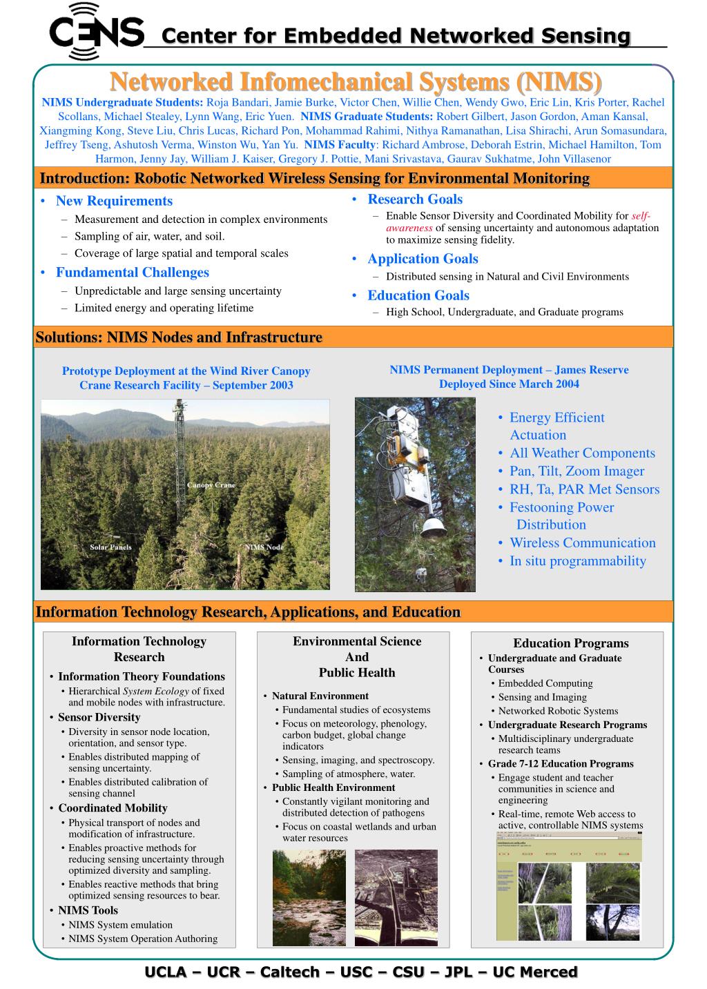 PPT - Advancements in Networked Robotic Sensing for Environmental ...