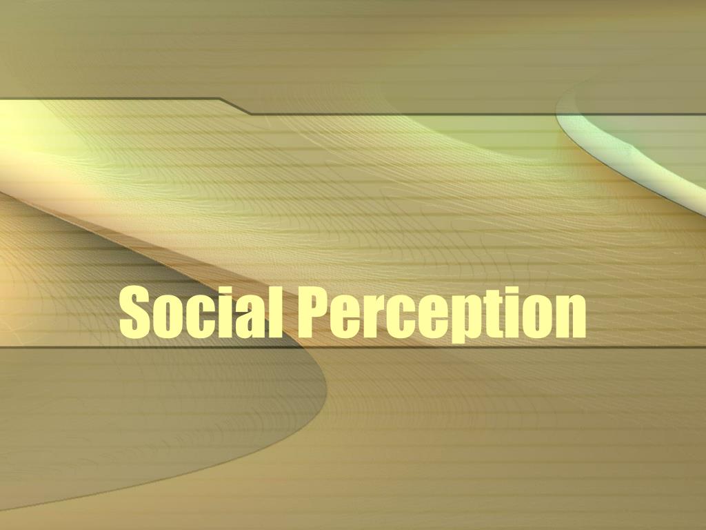 PPT - Social Perception PowerPoint Presentation, free download - ID:799277