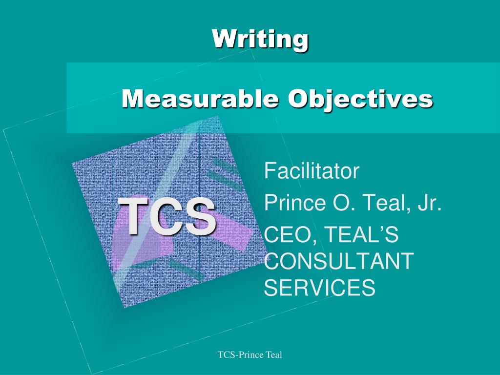 PPT - Writing Measurable Objectives PowerPoint Presentation, free ...