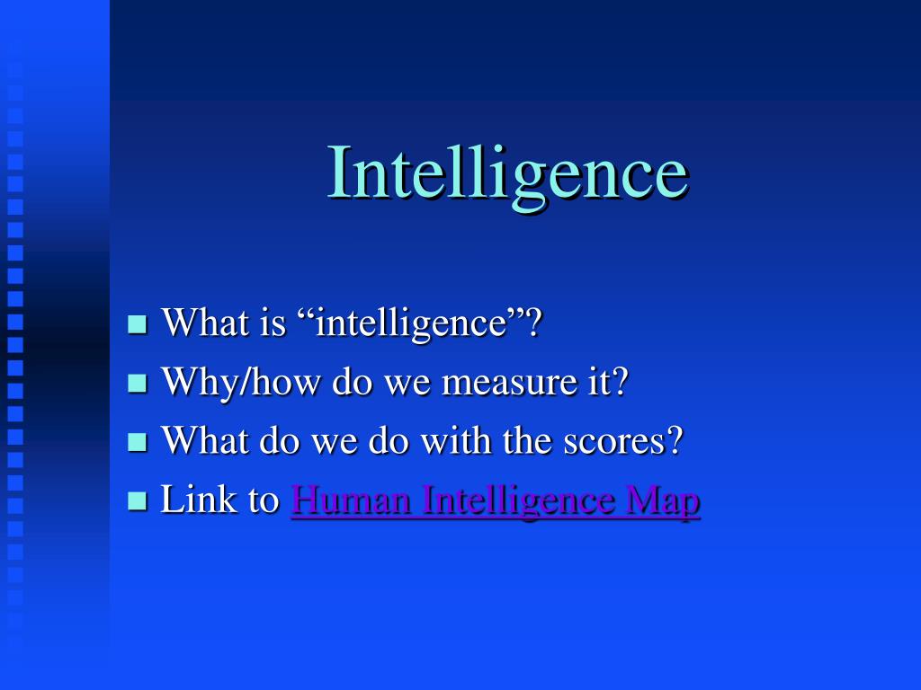 PPT - Intelligence PowerPoint Presentation, free download - ID:800876