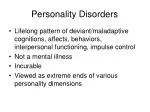PPT - Personality disorders PowerPoint Presentation, free download - ID:268918