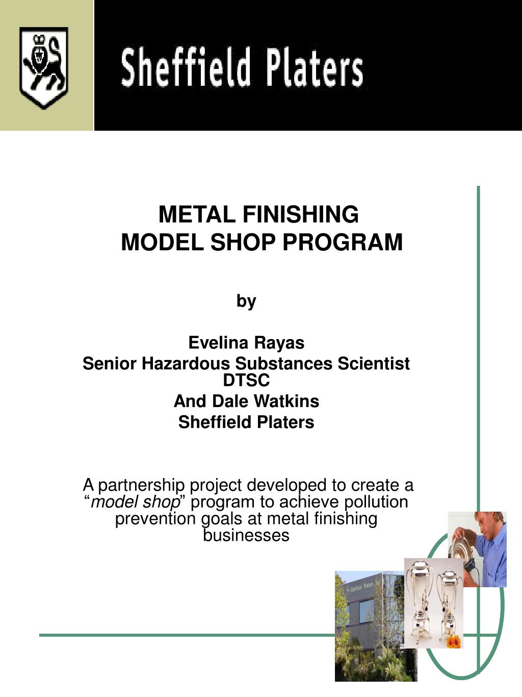 PPT - METAL FINISHING MODEL SHOP PROGRAM PowerPoint Presentation, free ...