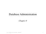 PPT - Database Administration: The Complete Guide to Practices and Procedures PowerPoint ...