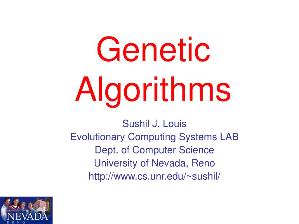 PPT - Genetic Algorithms PowerPoint Presentation, free download - ID:805769