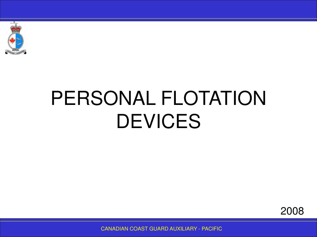 PPT - PERSONAL FLOTATION DEVICES PowerPoint Presentation, free download ...