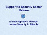 PPT - Security Sector Reform PowerPoint Presentation, free download ...