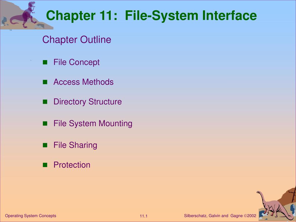 PPT - Chapter 11: File-System Interface PowerPoint Presentation, free ...
