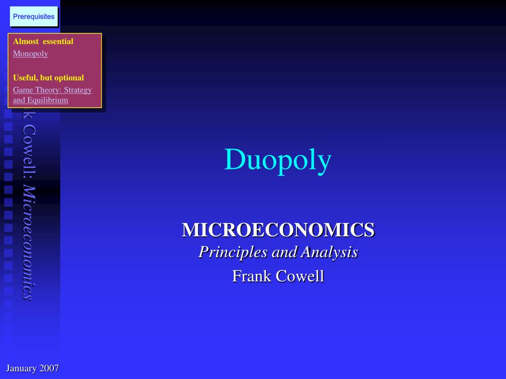 PPT - Duopoly PowerPoint Presentation, free download - ID:810020