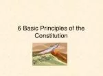 PPT - Basic Principles of the Constitution PowerPoint Presentation ...