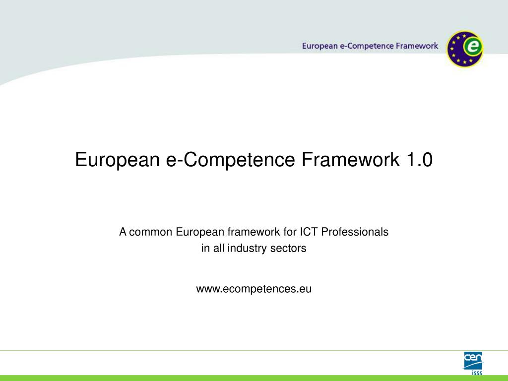 PPT - European e-Competence Framework 1.0 PowerPoint Presentation, free ...