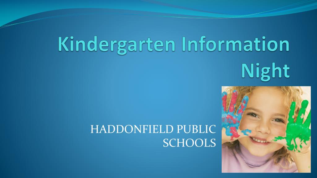 PPT - Kindergarten Information Night PowerPoint Presentation, free ...