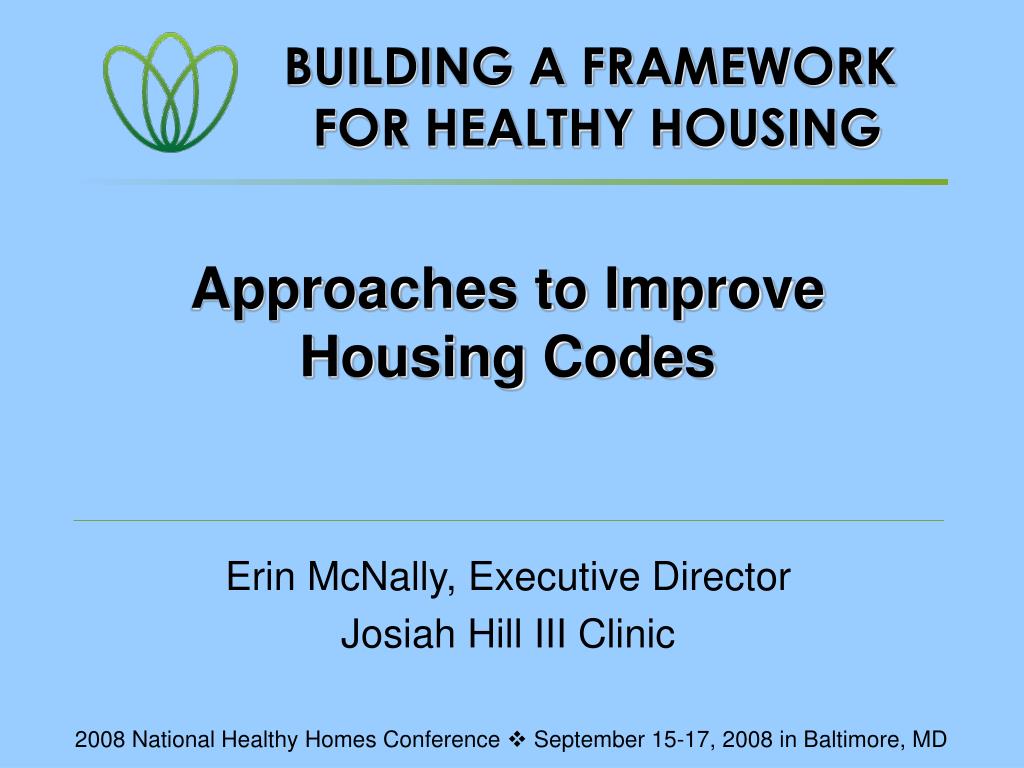 PPT - Approaches to Improve Housing Codes PowerPoint Presentation, free ...