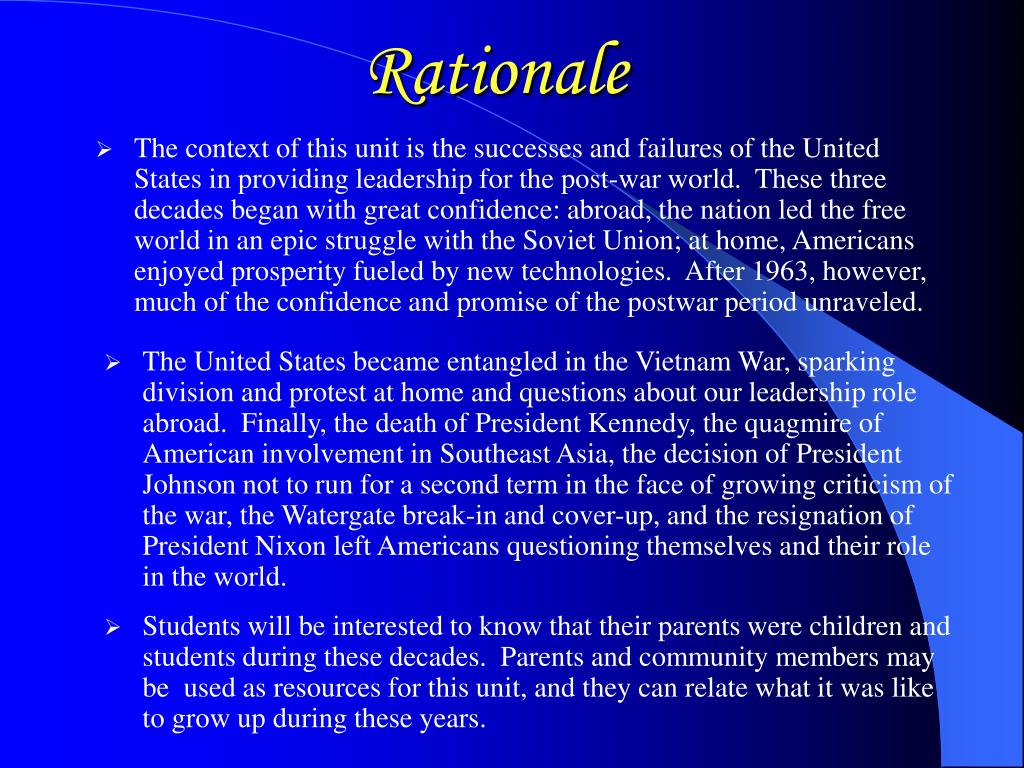 PPT - Rationale PowerPoint Presentation, free download - ID:815599