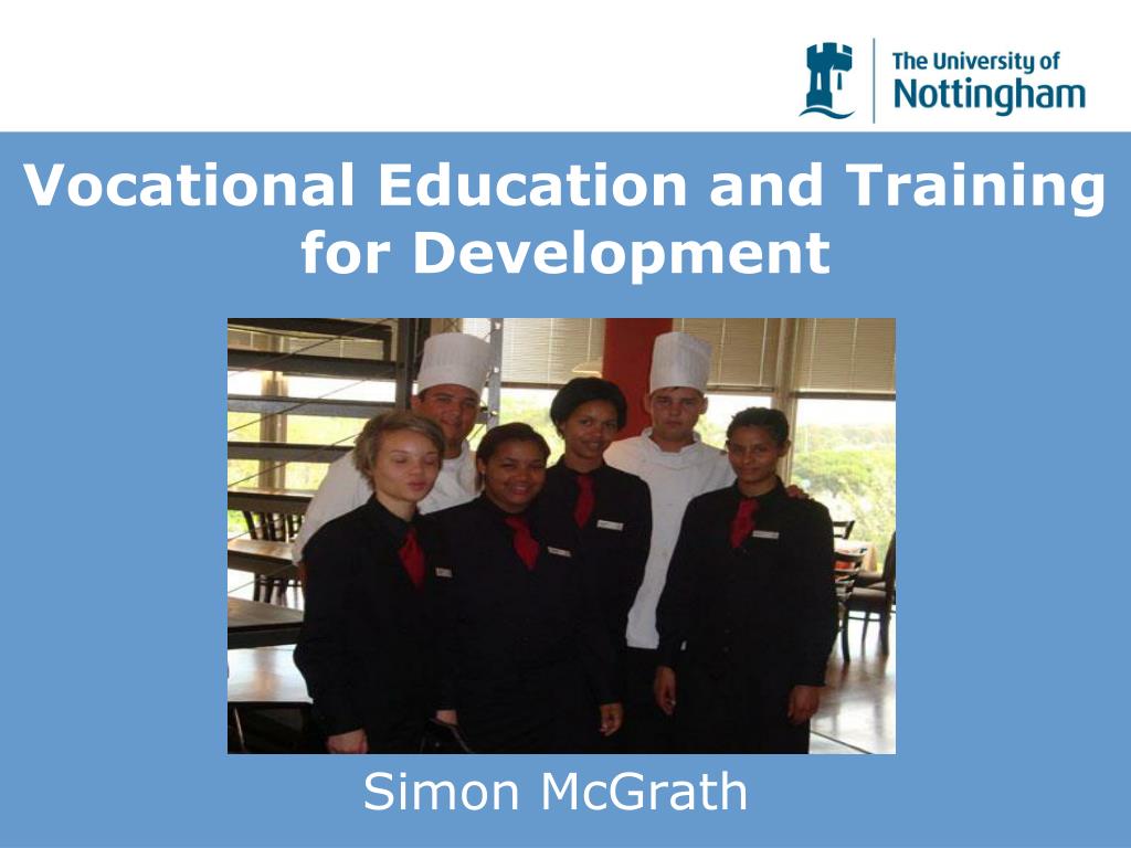 PPT - Vocational Education and Training for Development PowerPoint ...
