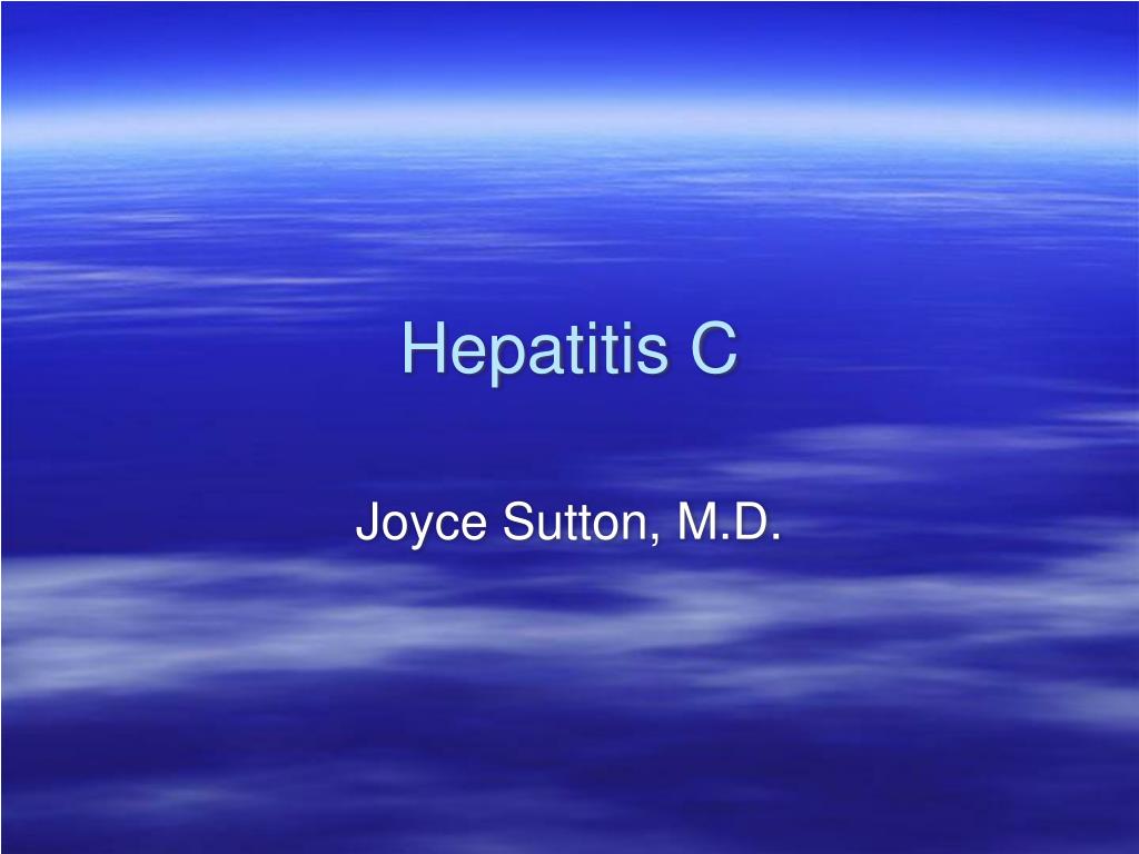 PPT - Hepatitis C PowerPoint Presentation, free download - ID:816395