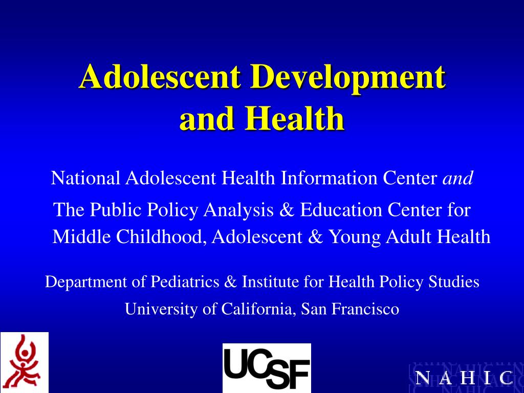 PPT - Adolescent Development and Health PowerPoint Presentation, free ...