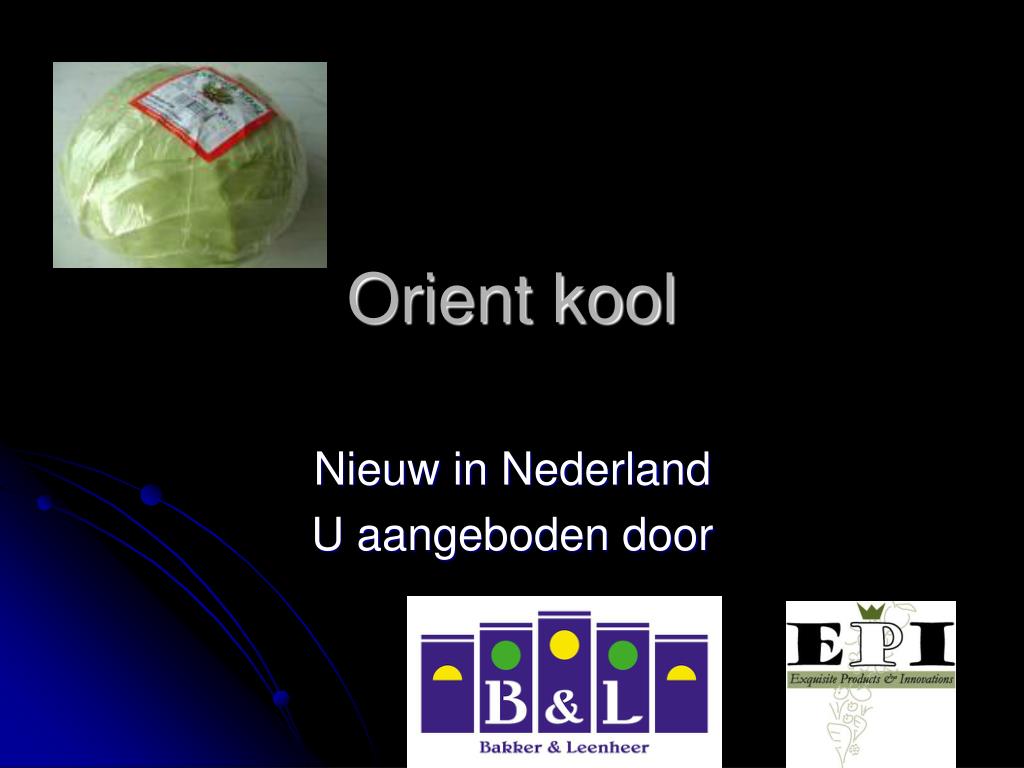 PPT - Orient kool PowerPoint Presentation, free download - ID:821414