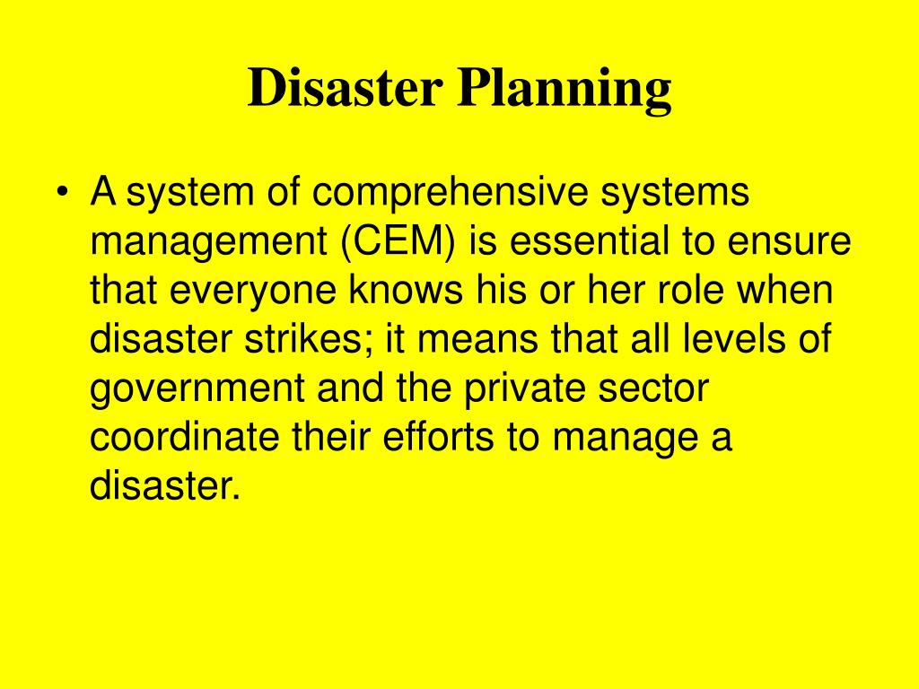 PPT - Disaster Planning PowerPoint Presentation, free download - ID:8219