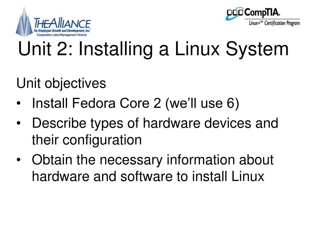 PPT - Unit 2: Installing a Linux System PowerPoint Presentation, free ...