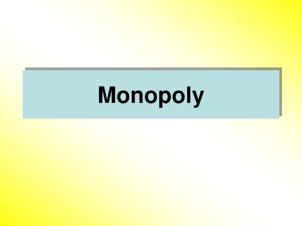 PPT - Monopoly PowerPoint Presentation, free download - ID:823186