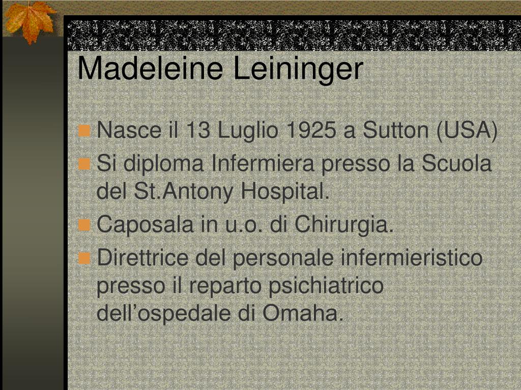PPT - Madeleine Leininger PowerPoint Presentation, free download - ID ...