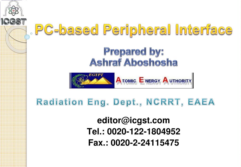 PPT - PC-based Peripheral Interface PowerPoint Presentation, free ...