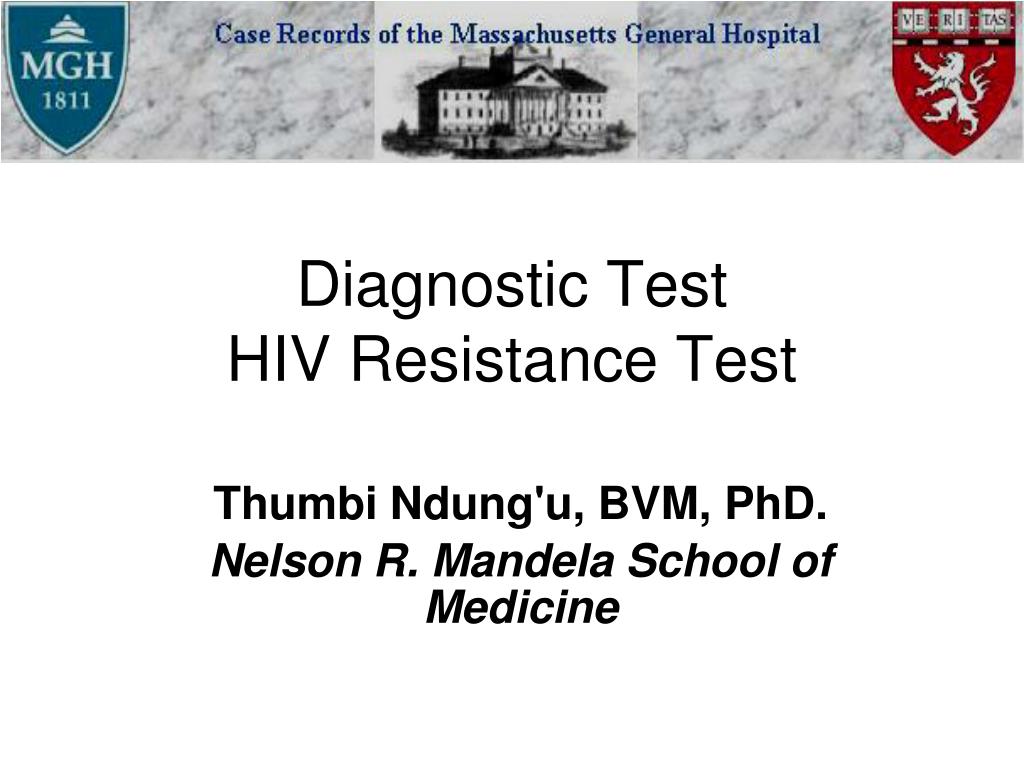 PPT - Diagnostic Test HIV Resistance Test PowerPoint Presentation, free ...
