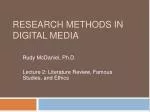 PPT - New Media Research Methods PowerPoint Presentation, free download ...