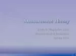 PPT - Measurement Theory PowerPoint Presentation, free download - ID ...