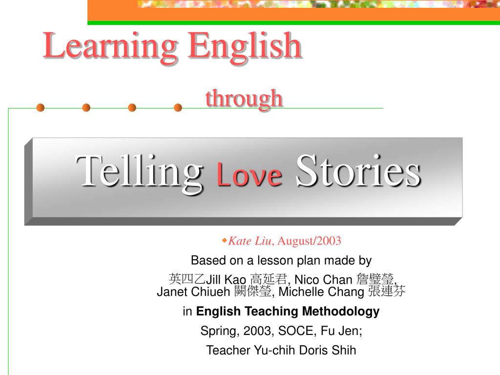 PPT - Telling Love Stories PowerPoint Presentation, free download - ID ...