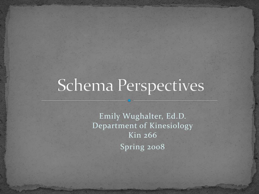 PPT - Schema Perspectives PowerPoint Presentation, free download - ID ...