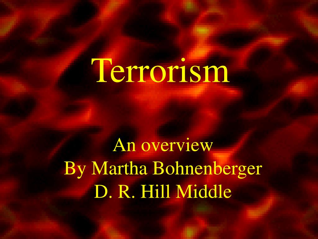 PPT - Terrorism PowerPoint Presentation, free download - ID:83035