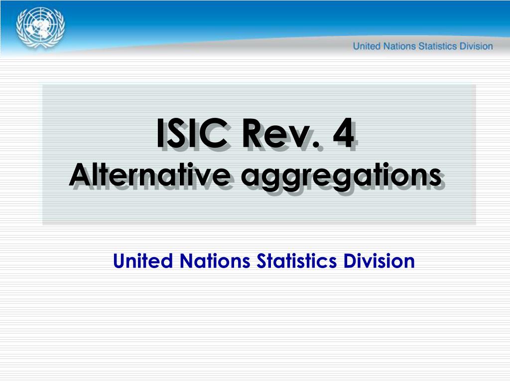 PPT - United Nations Statistics Division PowerPoint Presentation, free ...