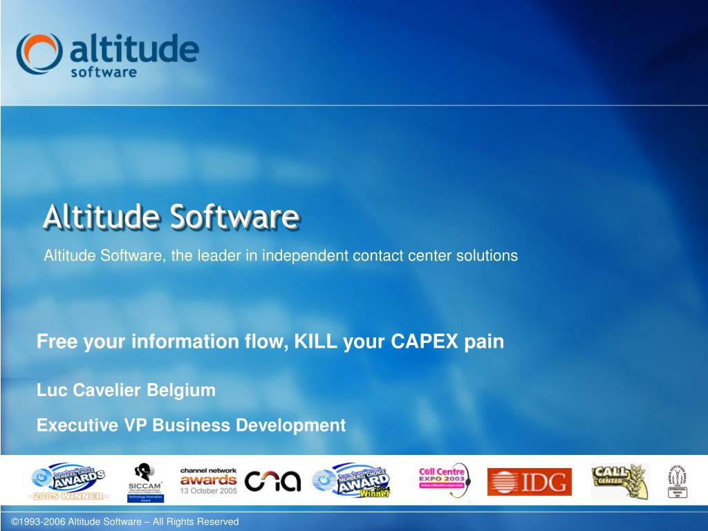 PPT - Altitude Software PowerPoint Presentation, free download - ID:833153