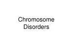 PPT - Chromosome Mutations and Chromosome Disorders PowerPoint ...