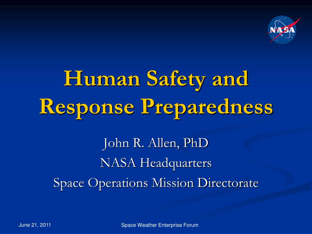PPT - Human Safety and Response Preparedness PowerPoint Presentation ...