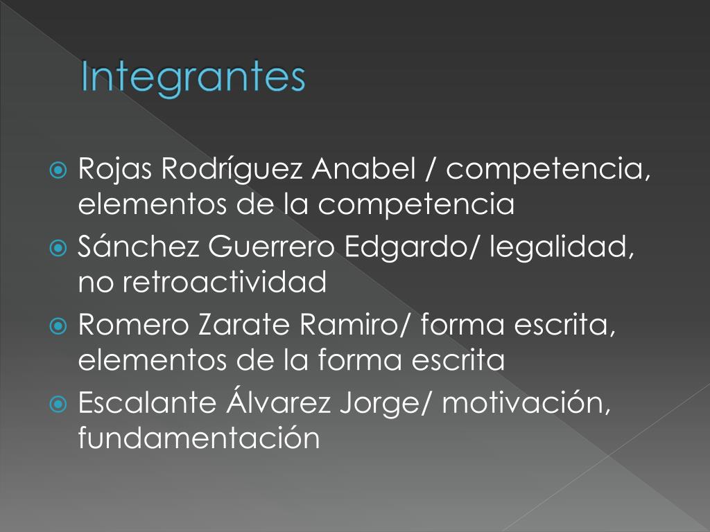 PPT - Integrantes PowerPoint Presentation, free download - ID:838020